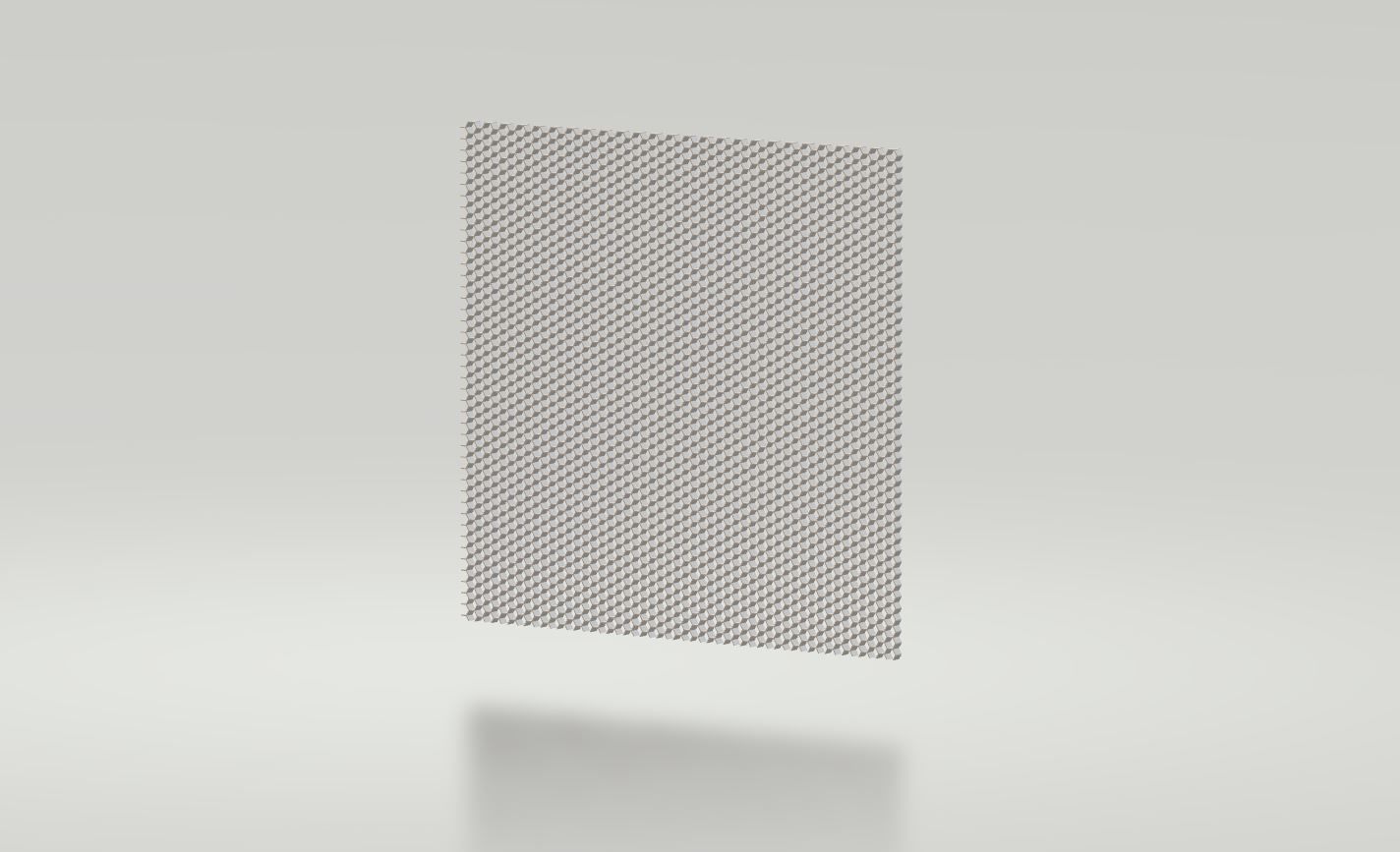 Simple plane with hexagonal mesh or honeycomb pattern 3D model | CGTrader