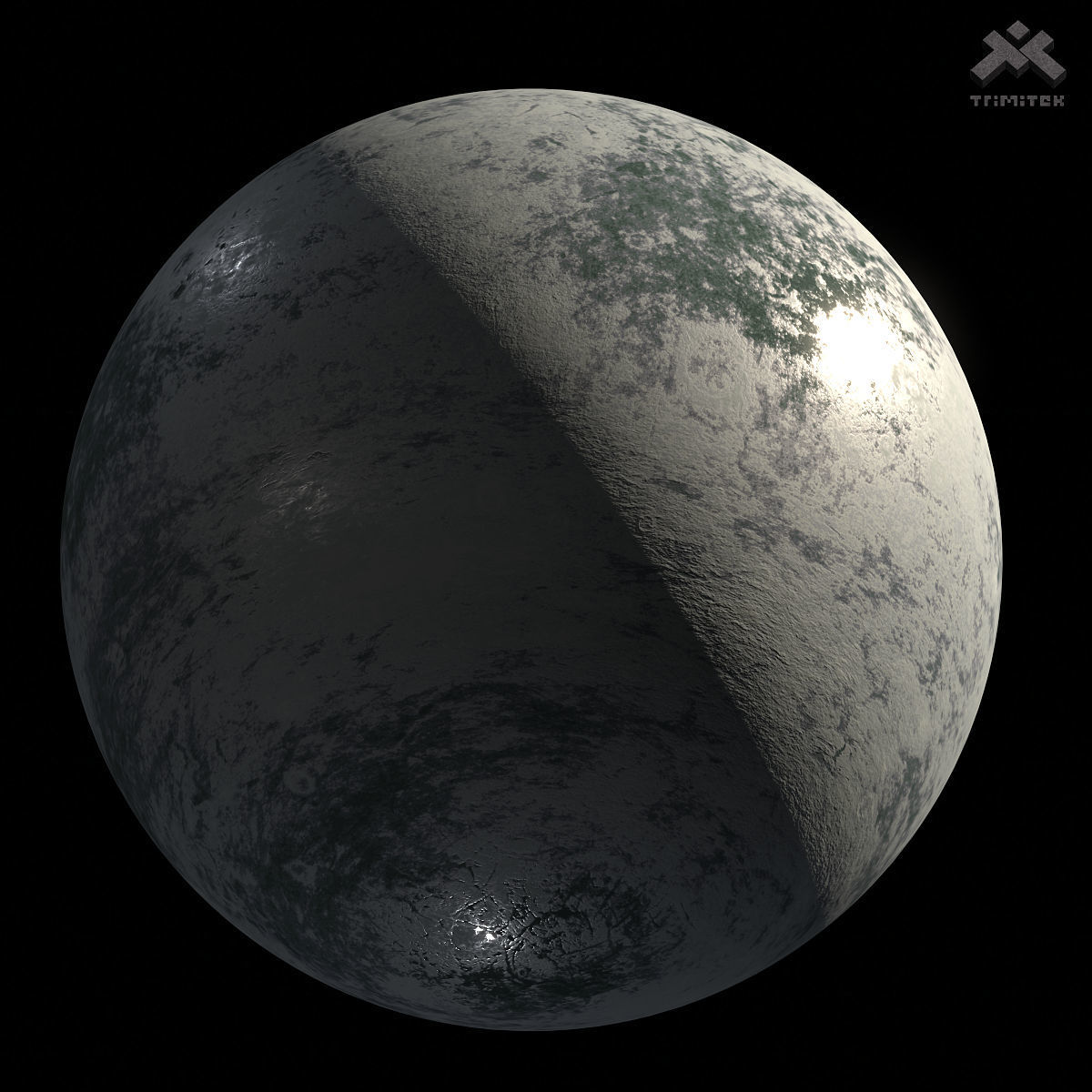 3D model Icy Moon 01 - 8k PBR VR / AR / low-poly animated | CGTrader