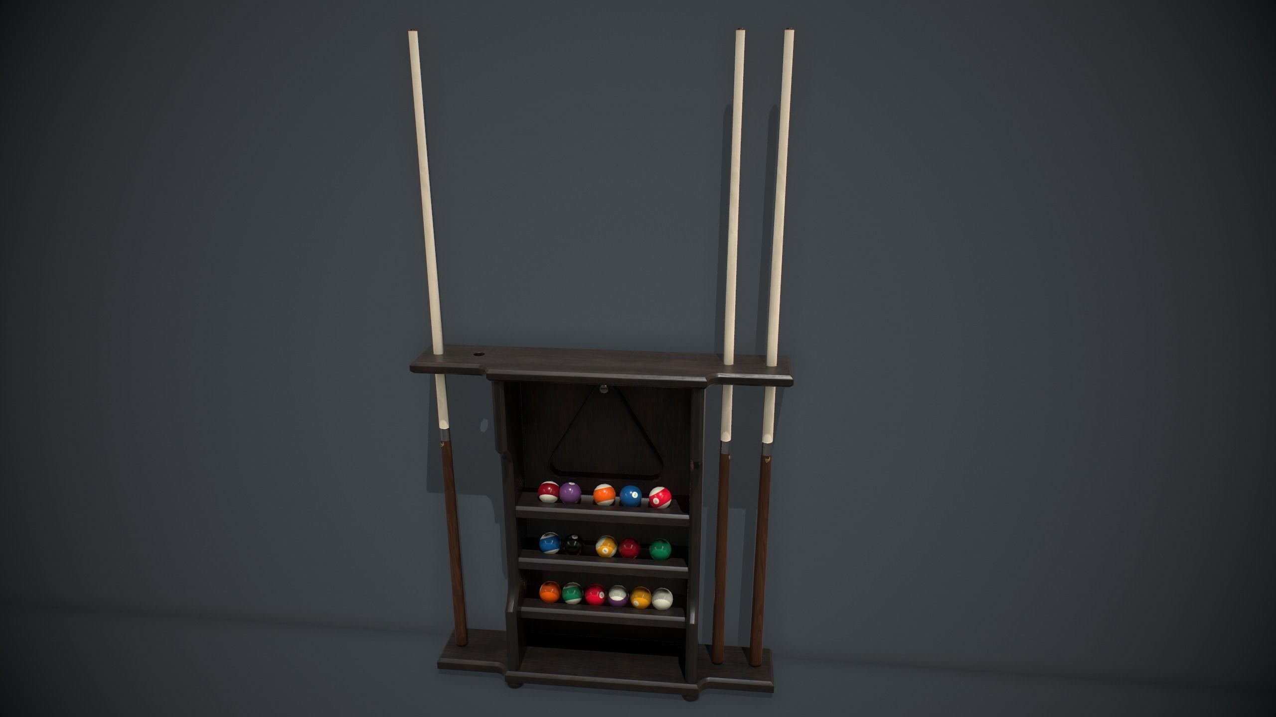 3D model Billiard table 9ft PBR VR / AR / low-poly | CGTrader