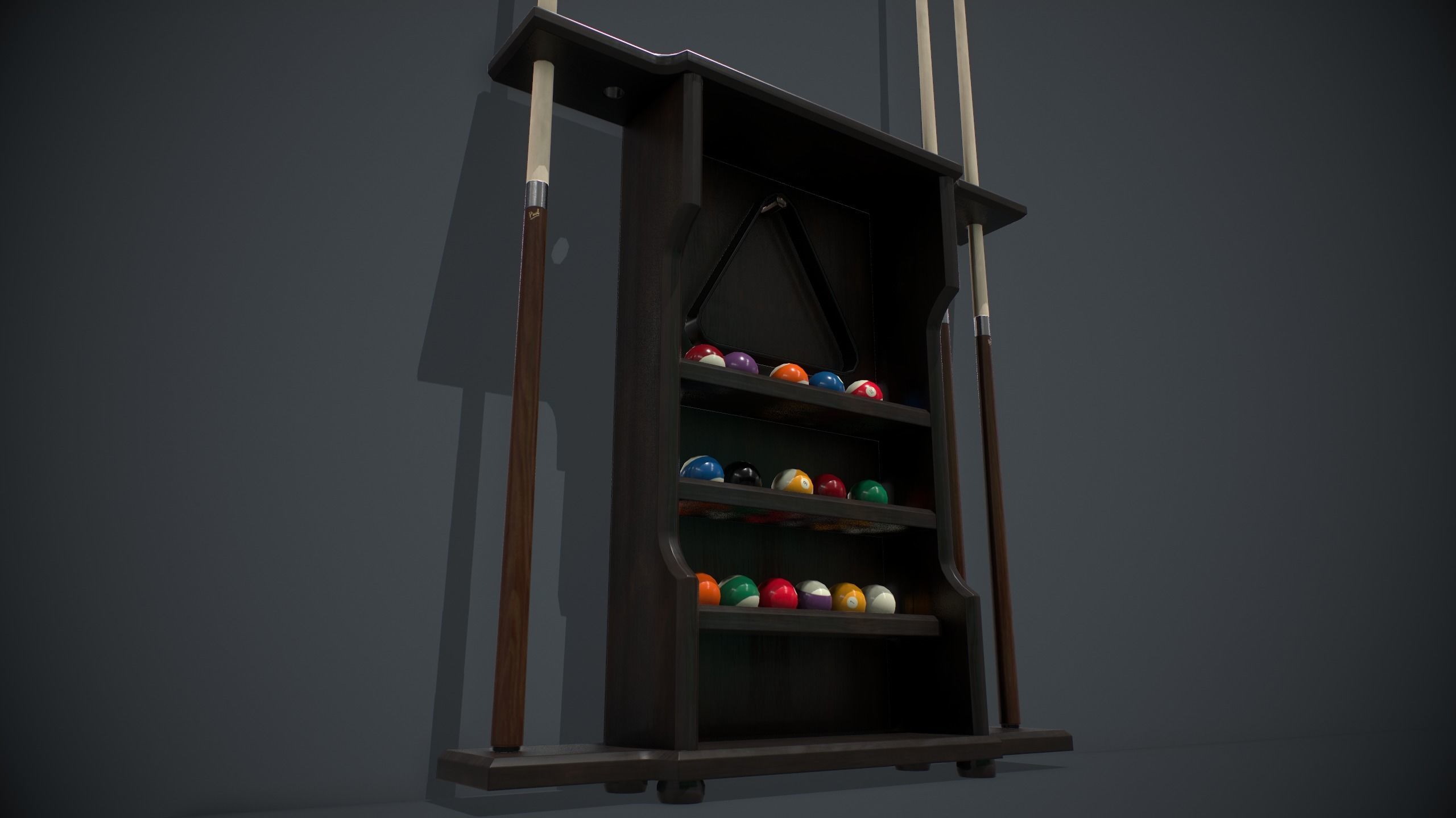 3D model Billiard table 9ft PBR VR / AR / low-poly | CGTrader