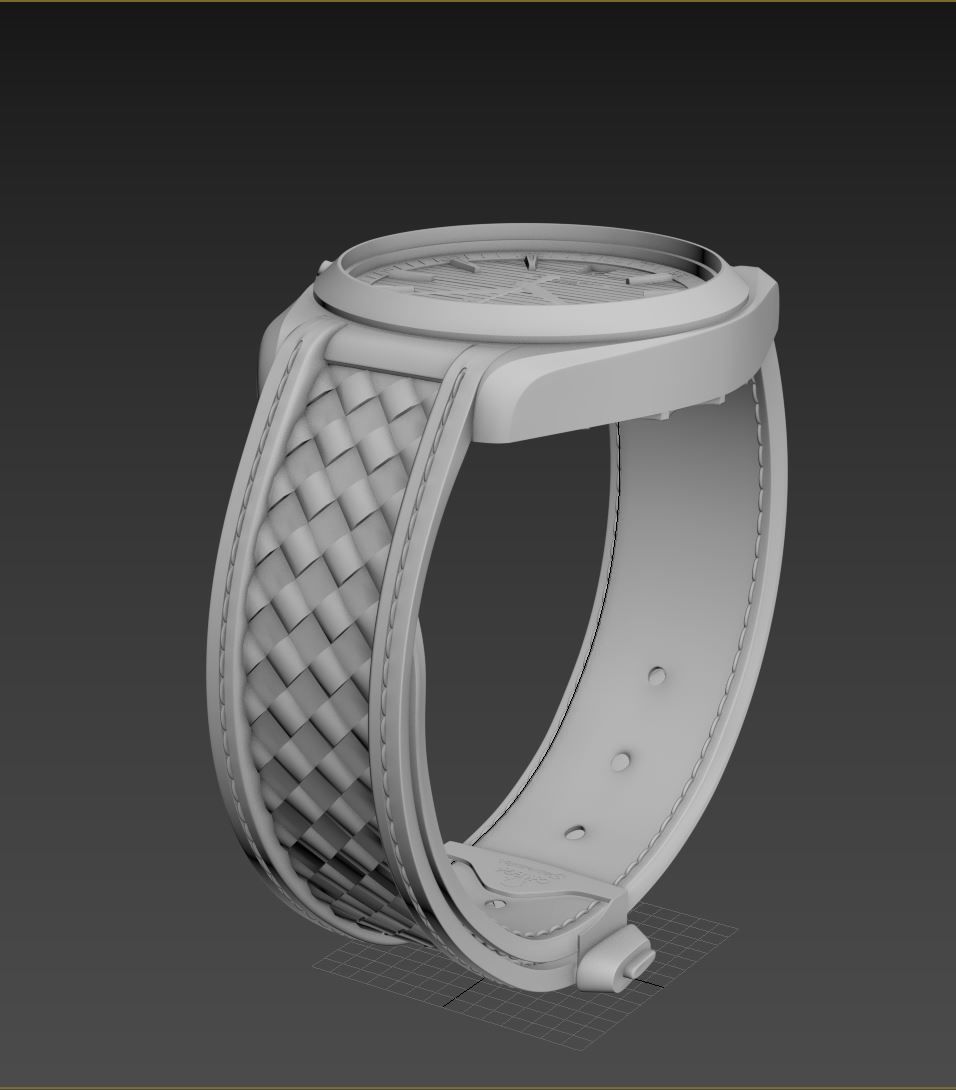 Omega seamaster wrist watch 3D model | CGTrader
