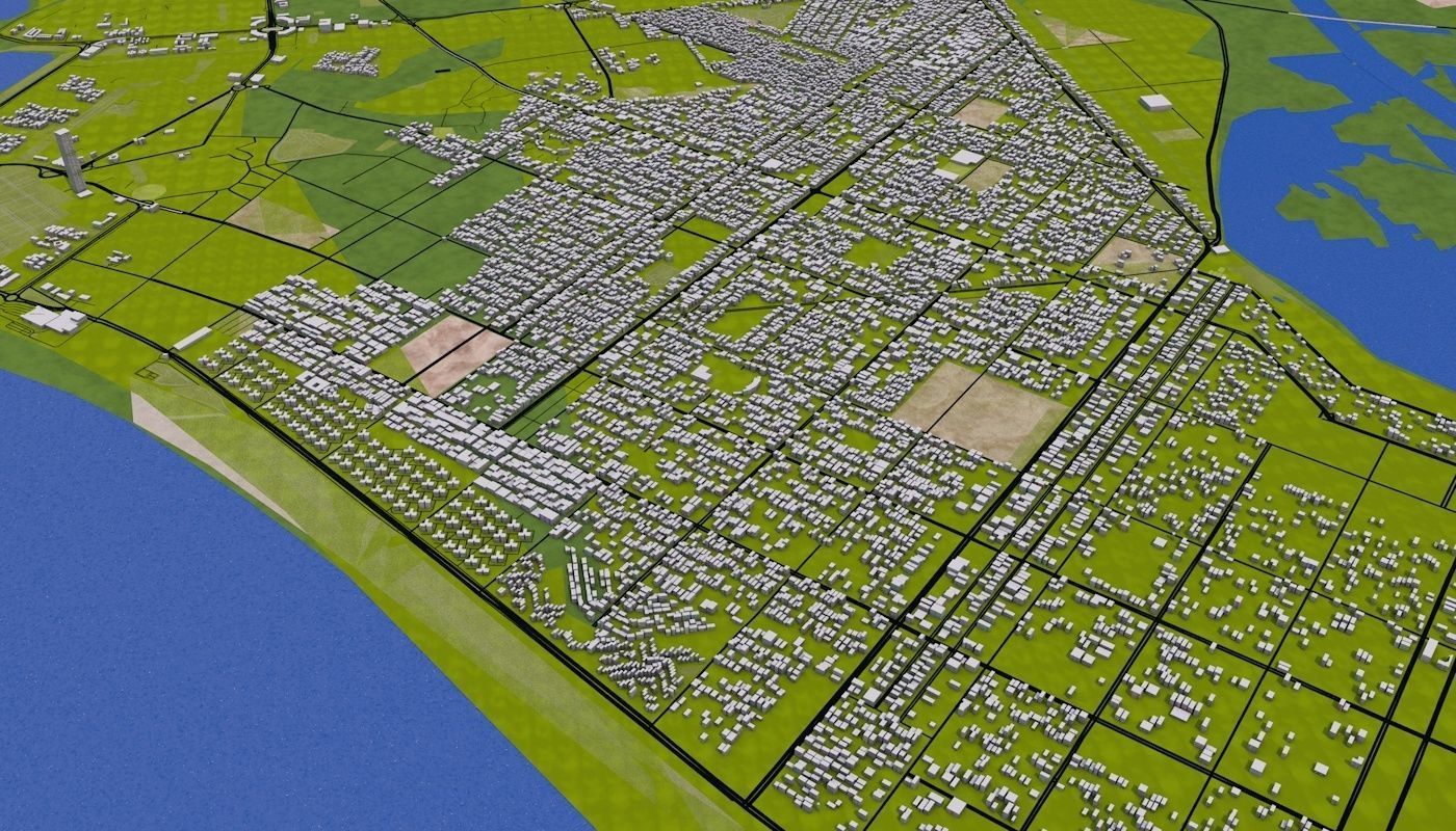 Karachi City 3D model | CGTrader