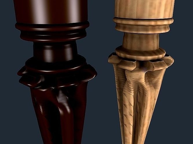 Table leg 3D model | CGTrader