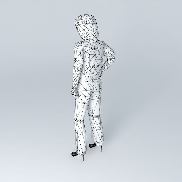 3d woman standing free 3D model | CGTrader