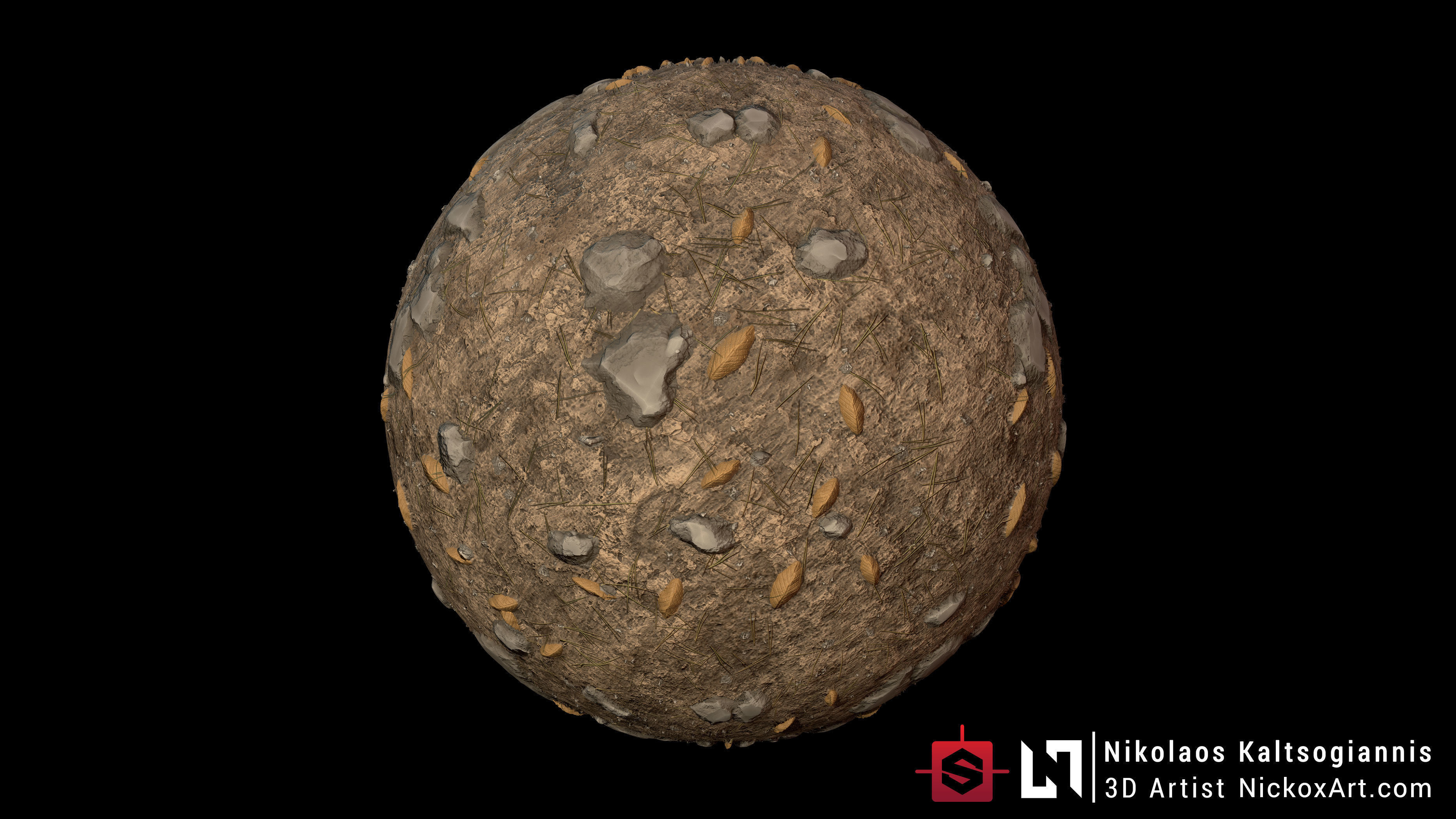 Procedural Dirt Ground Material - 3 Variations Texture | CGTrader