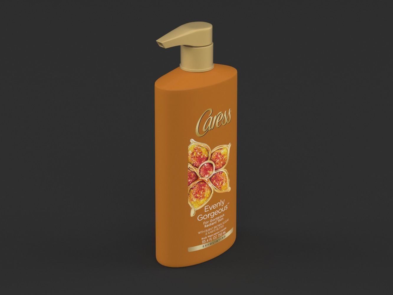 Caress Body Wash Set 3D model | CGTrader