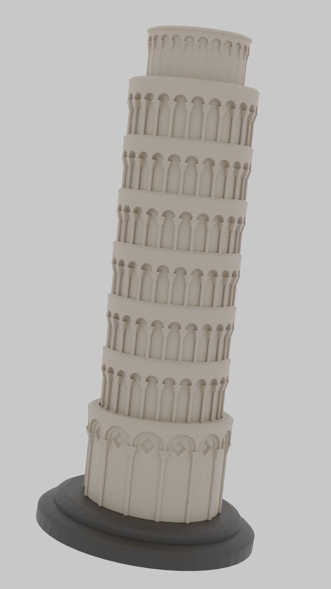 Leaning Tower of Pisa 3D model | CGTrader