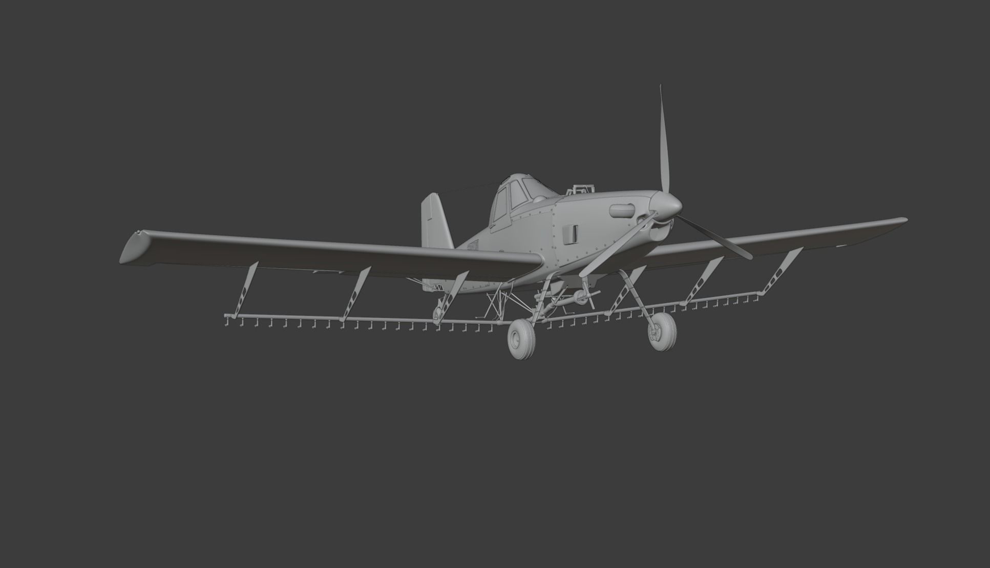 Crop Duster Plane 3D model | CGTrader