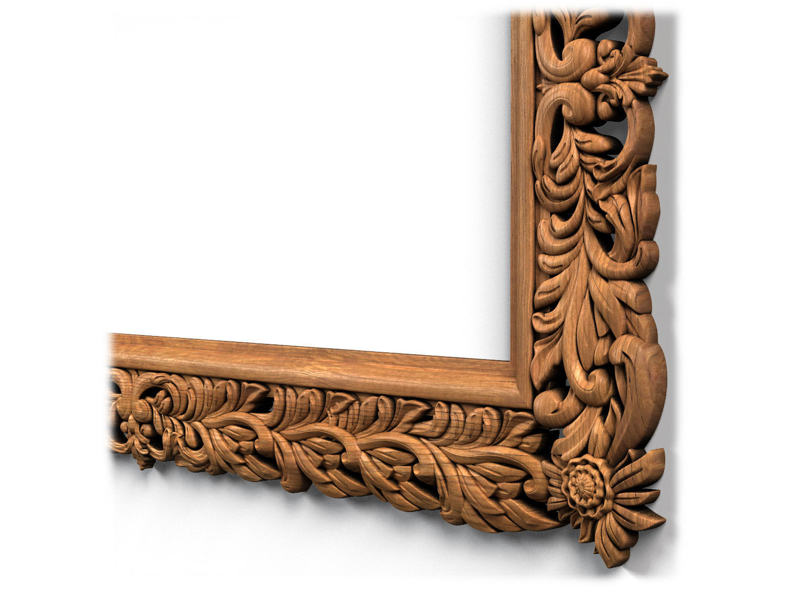 Frame0019 ornate frame 3D model | CGTrader