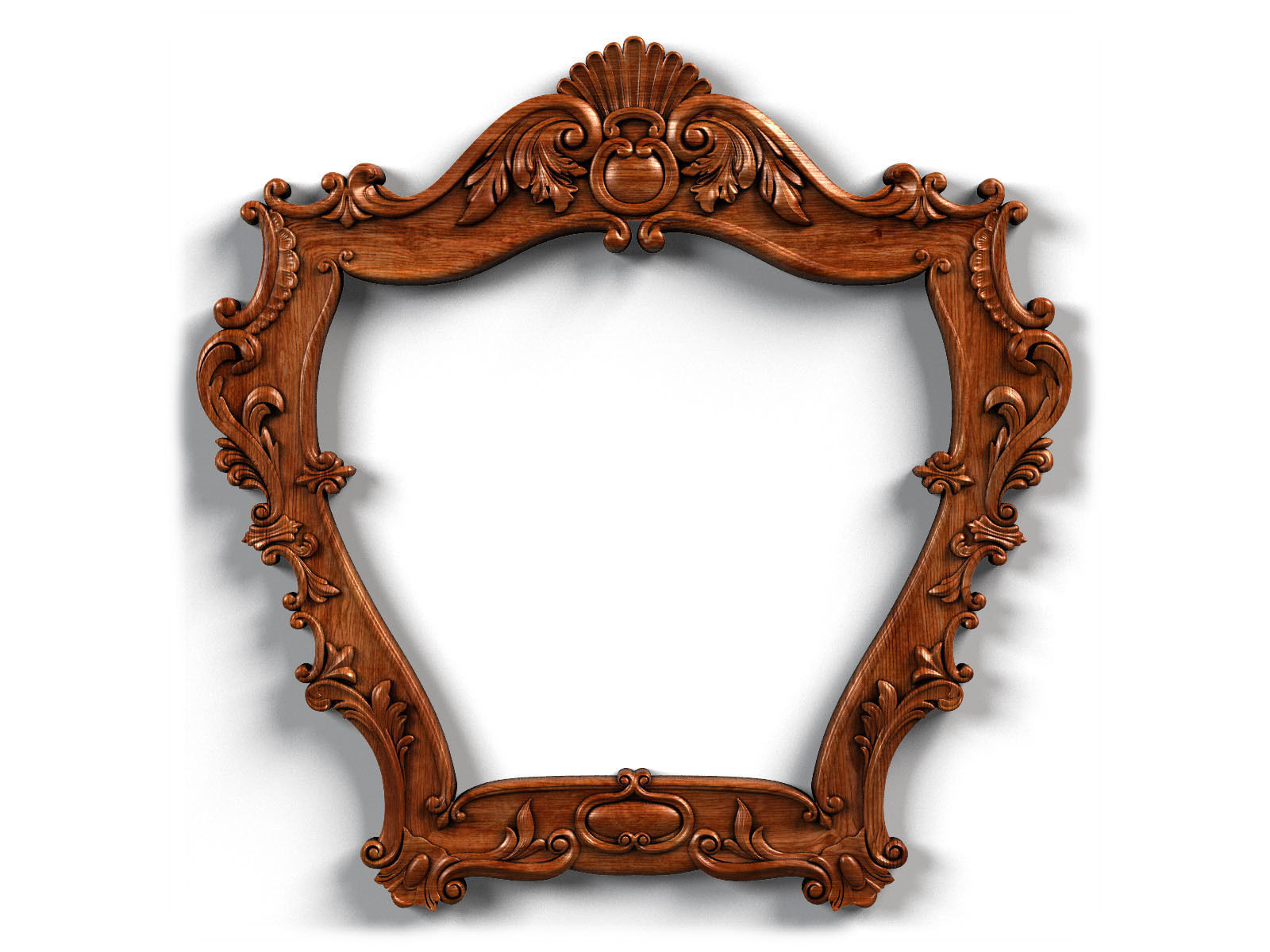 Frame0049 ornate frame 3D model | CGTrader