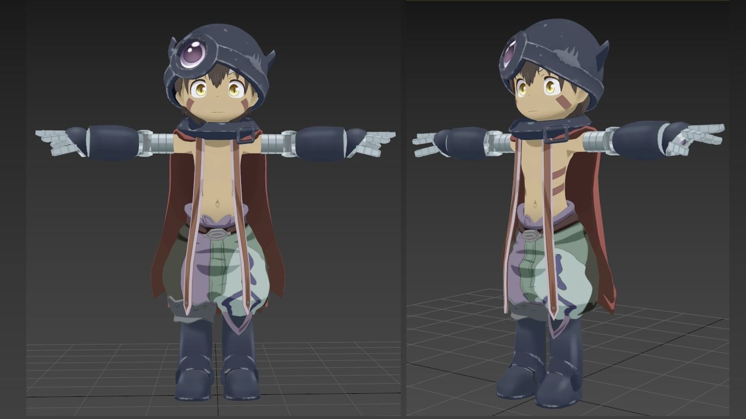Reg Anime Made in abyss VRChat 3D model rigged | CGTrader