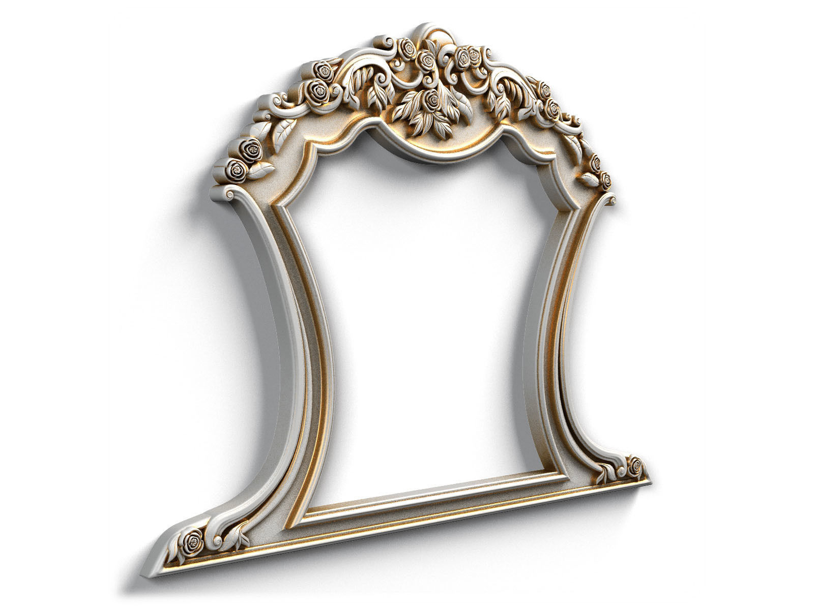 Frame0056 ornate frame 3D model | CGTrader