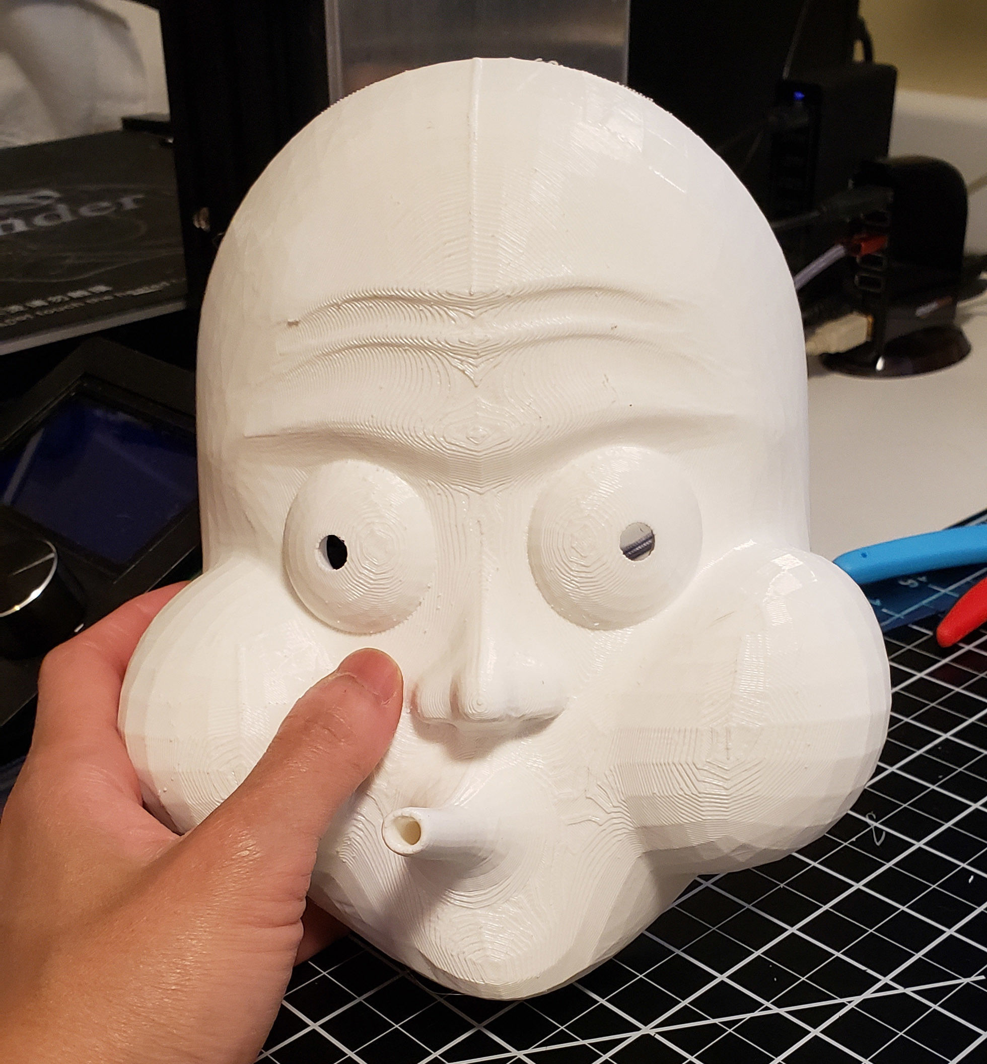 Haganezuka Hotaru Mask 3D model 3D printable | CGTrader