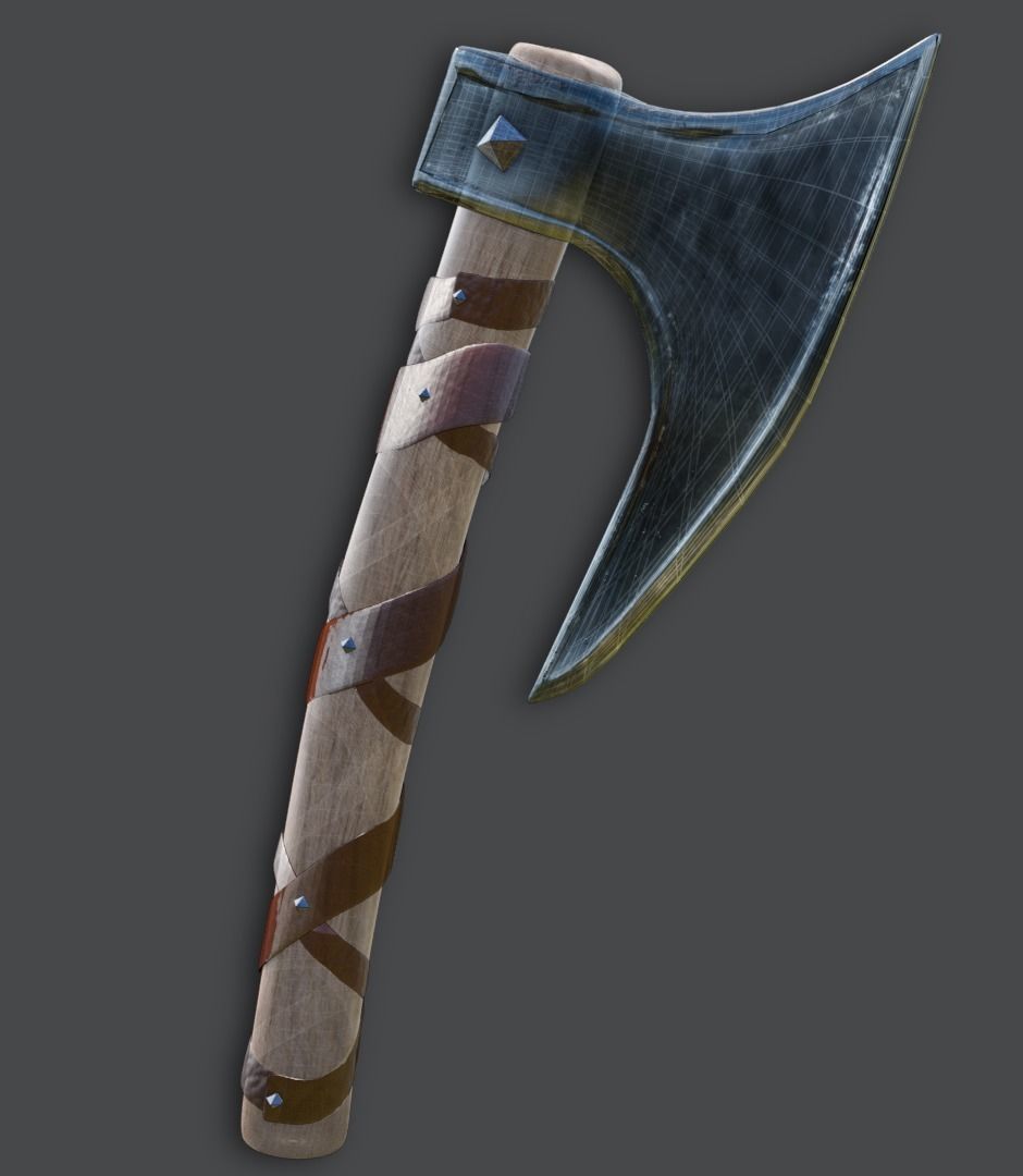 A Viking Axt 3D model animated | CGTrader