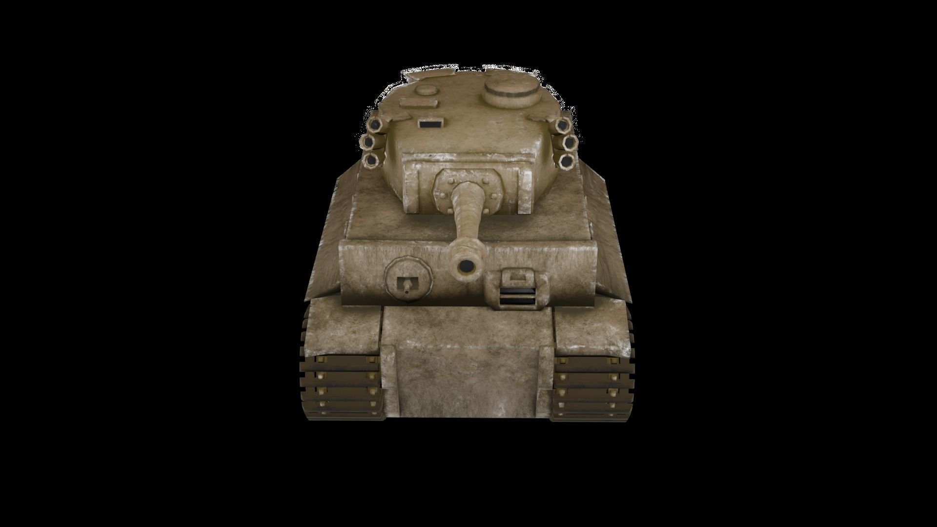 3D model Mini Tiger Tank VR / AR / low-poly rigged | CGTrader