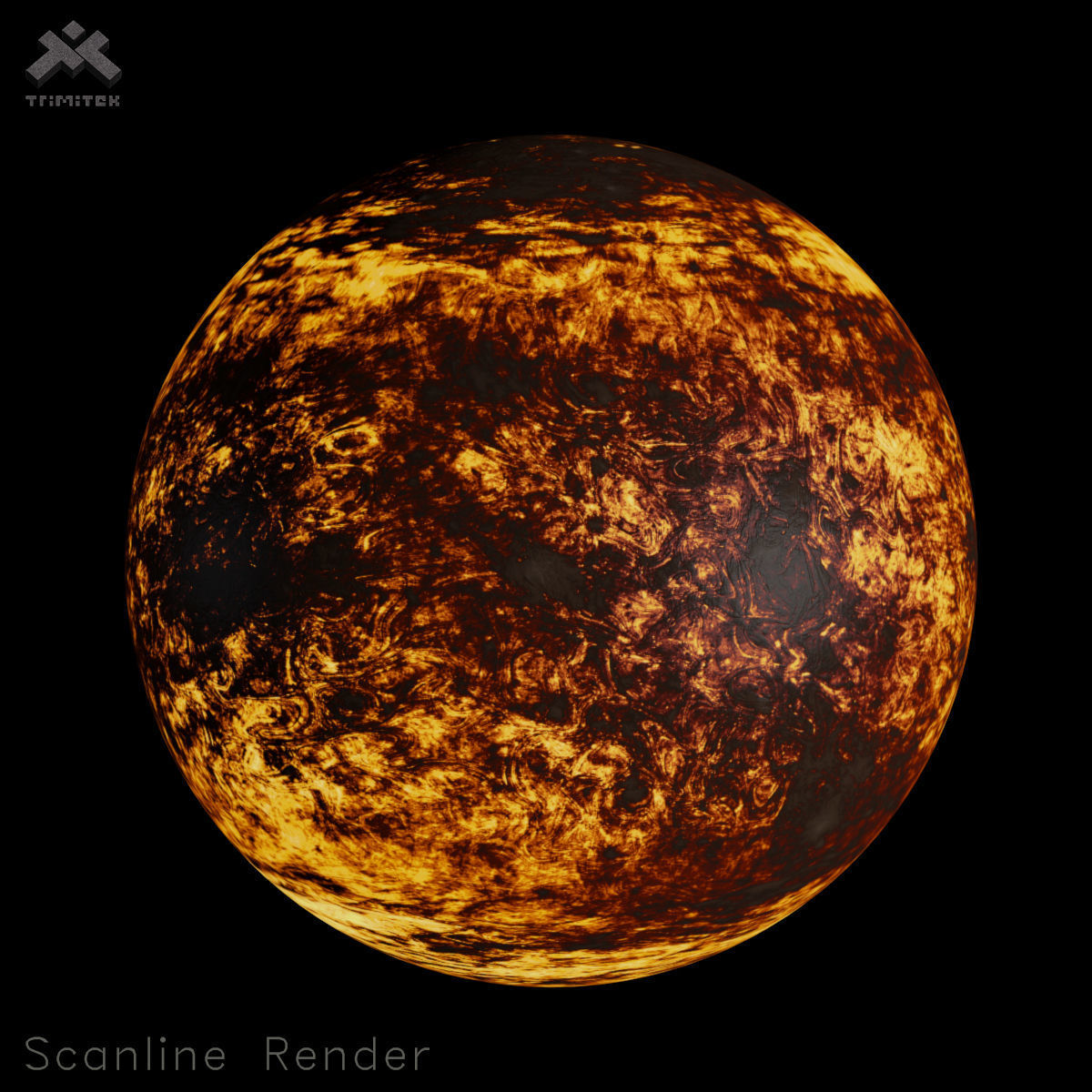 3D model Lava Planet 02 - 8k PBR VR / AR / low-poly animated | CGTrader