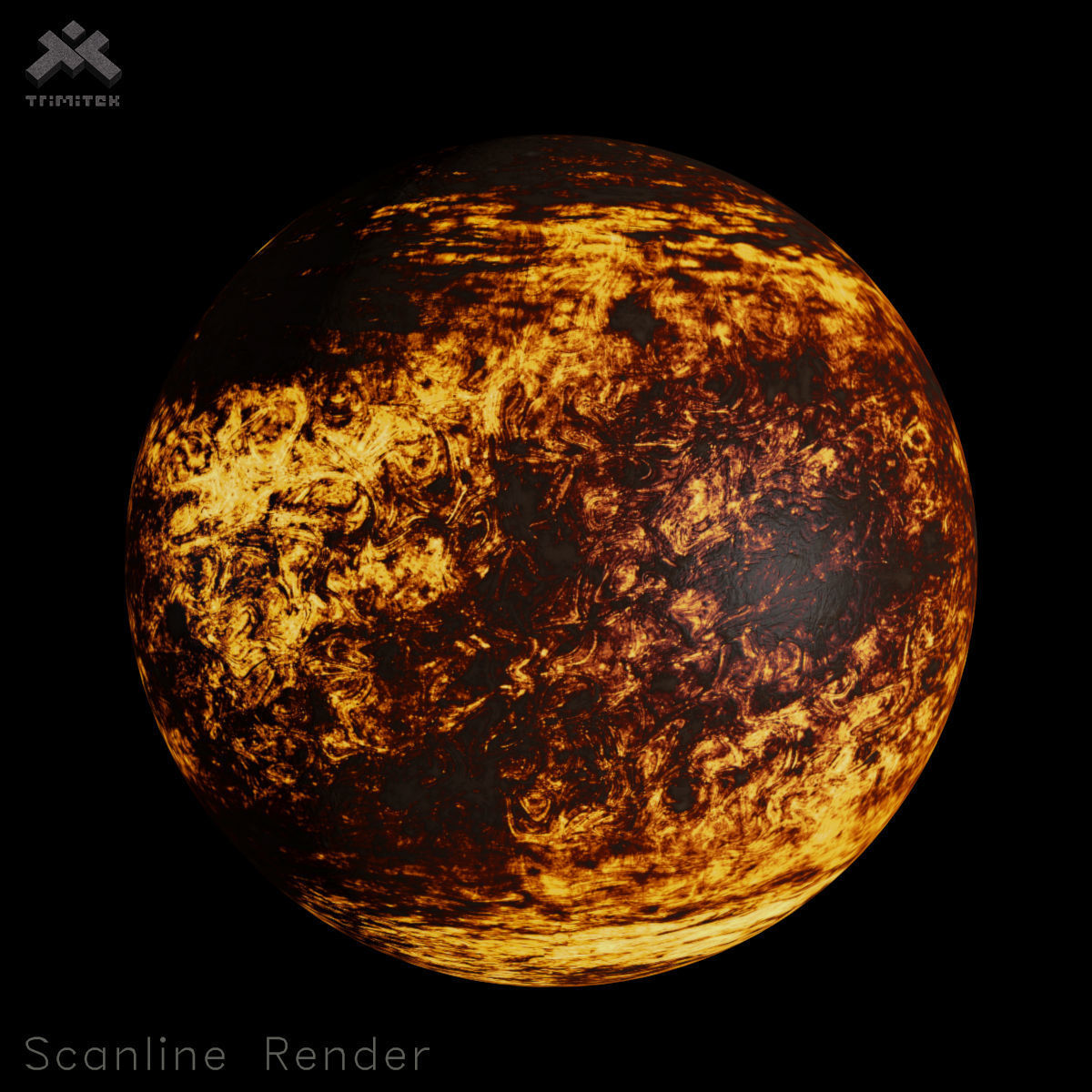 3D model Lava Planet 02 - 8k PBR VR / AR / low-poly animated | CGTrader