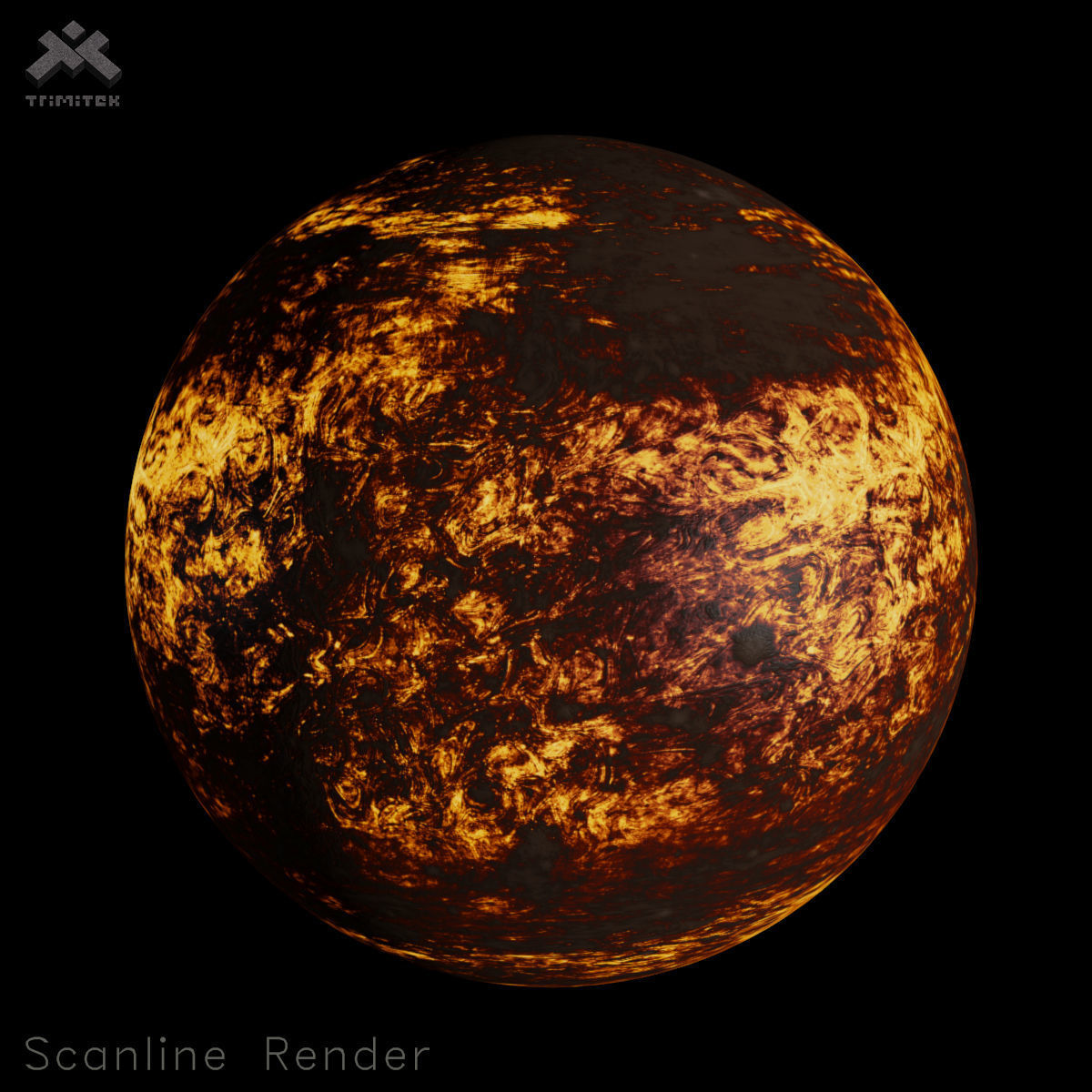 3D model Lava Planet 02 - 8k PBR VR / AR / low-poly animated | CGTrader