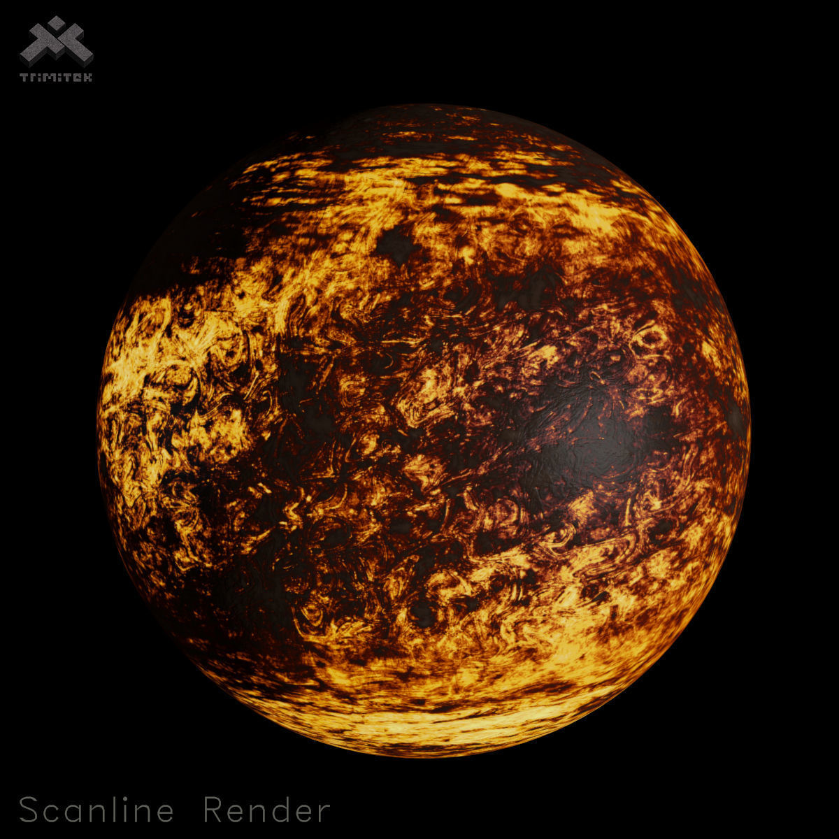 3D model Lava Planet 02 - 8k PBR VR / AR / low-poly animated | CGTrader