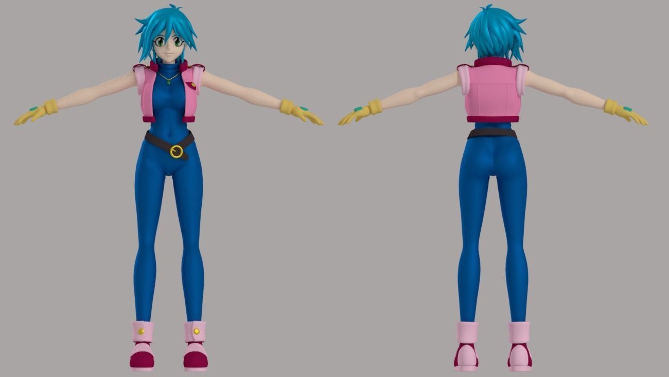 Allenby Beardsley 3D model rigged | CGTrader