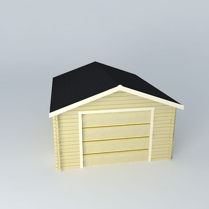 Simple garage free 3D model | CGTrader