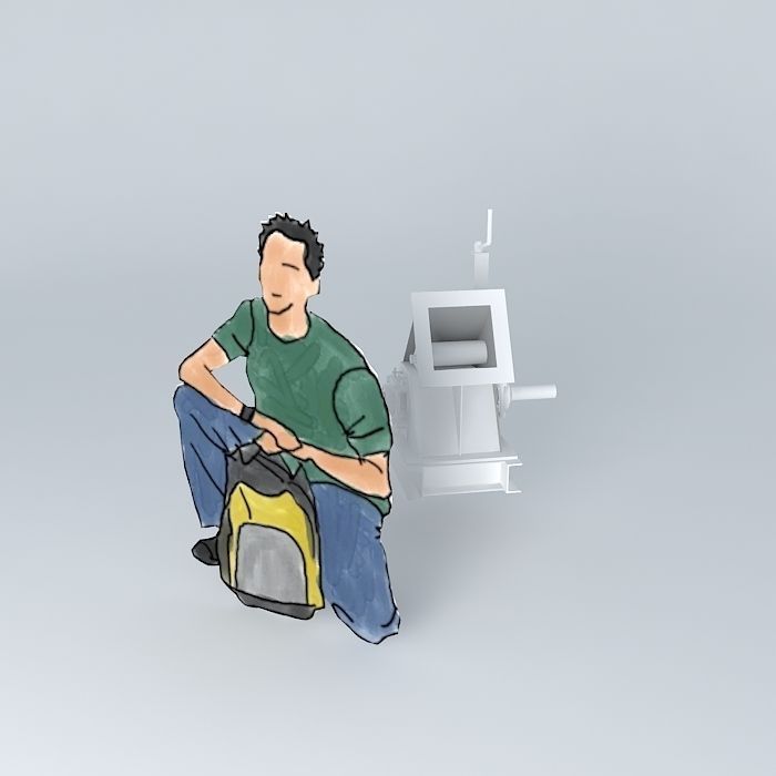 Turbine Cross-flow free 3D model | CGTrader