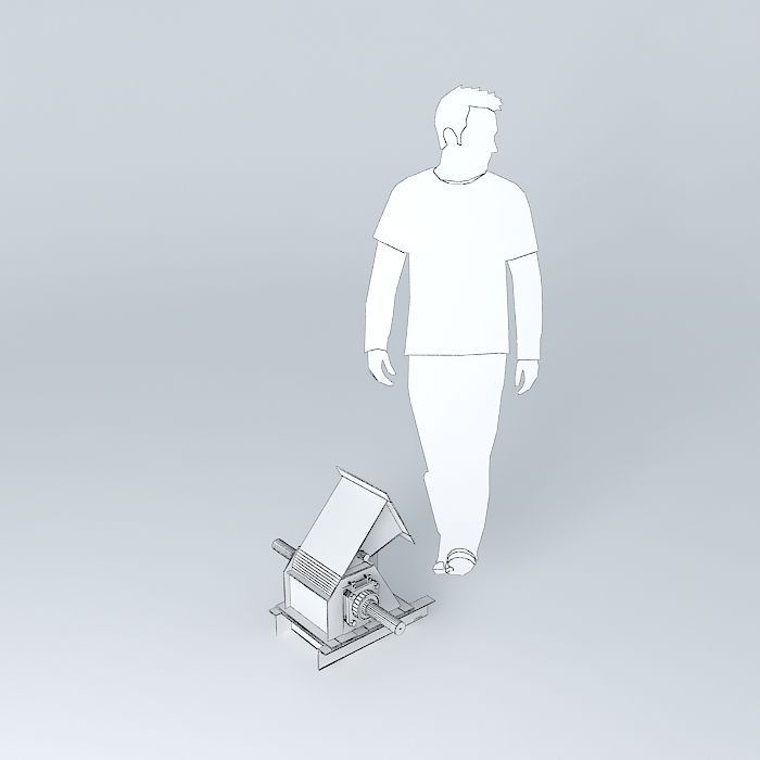 Water turbine crossflow free 3D model | CGTrader