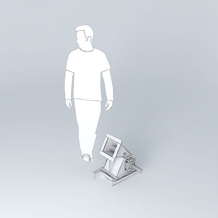 Water turbine crossflow free 3D model | CGTrader