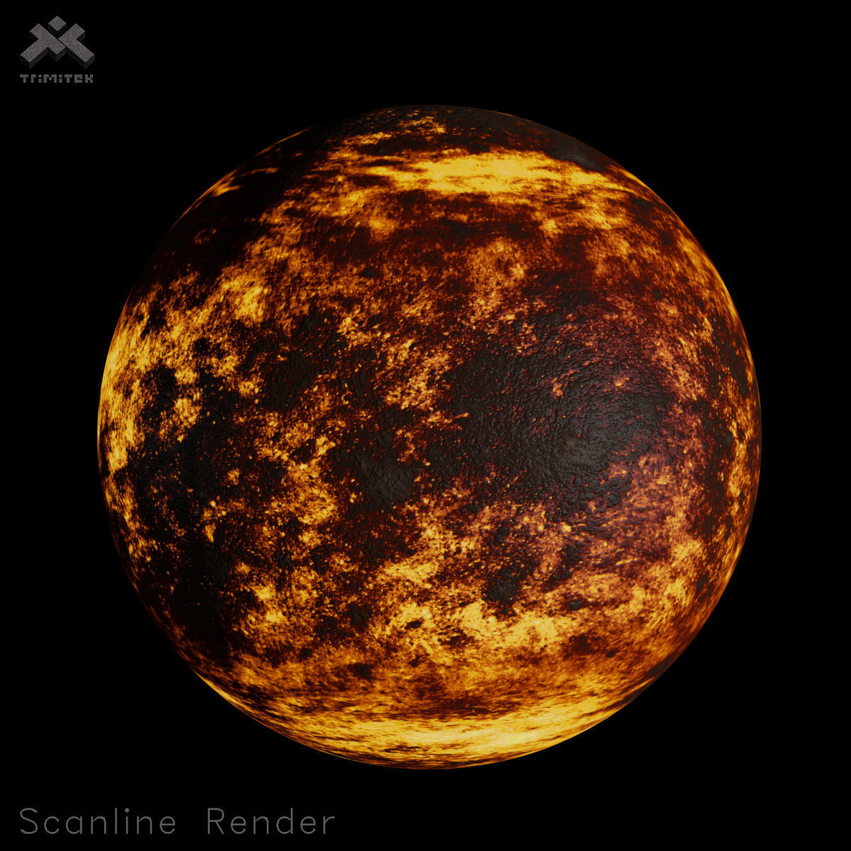 3D model Lava Planet 03 - 8k PBR VR / AR / low-poly animated | CGTrader