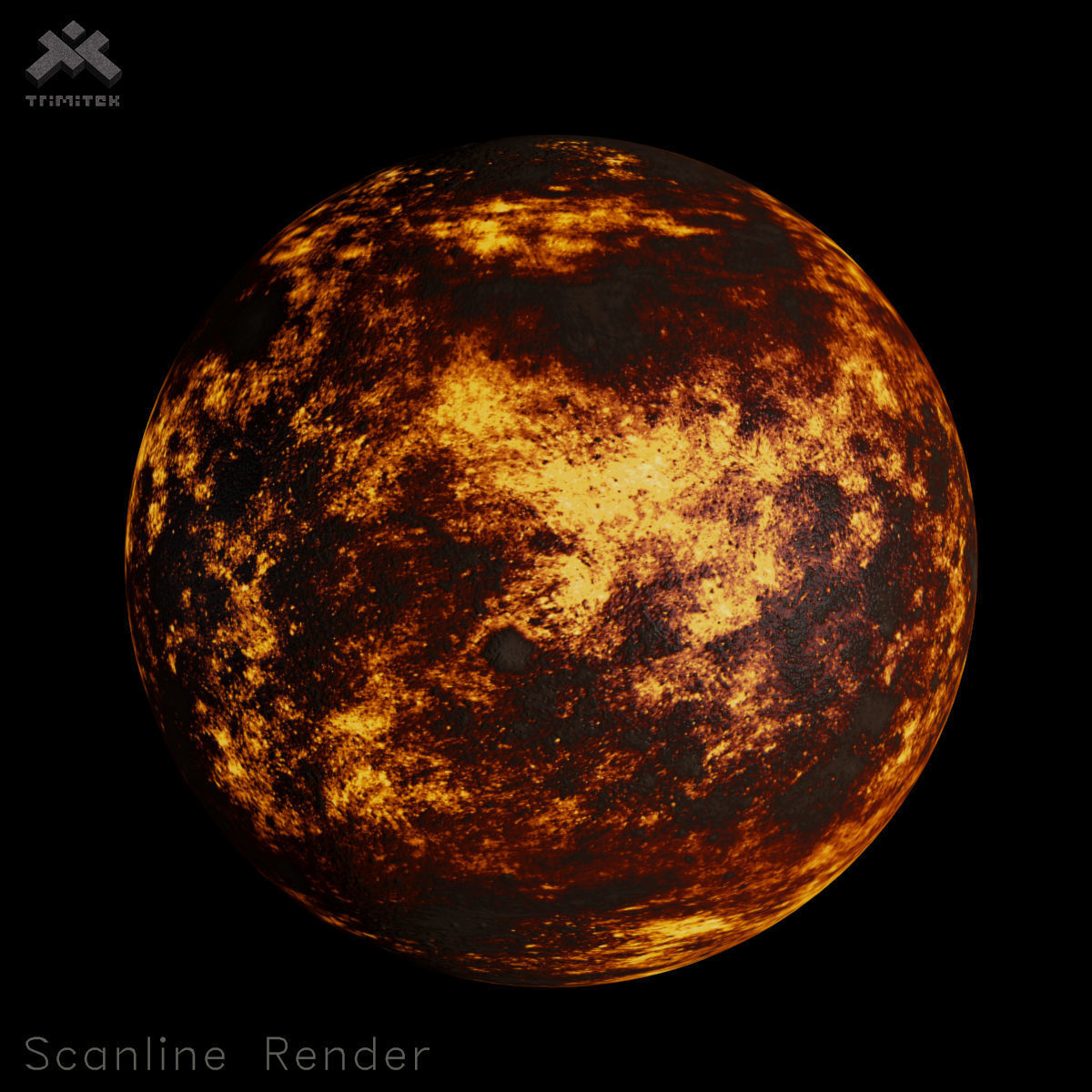 3D model Lava Planet 03 - 8k PBR VR / AR / low-poly animated | CGTrader