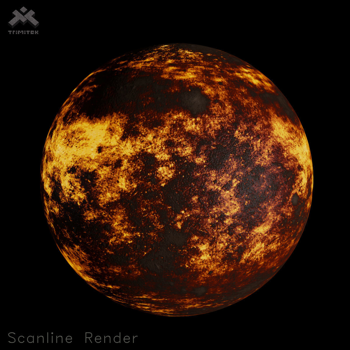 3D model Lava Planet 03 - 8k PBR VR / AR / low-poly animated | CGTrader