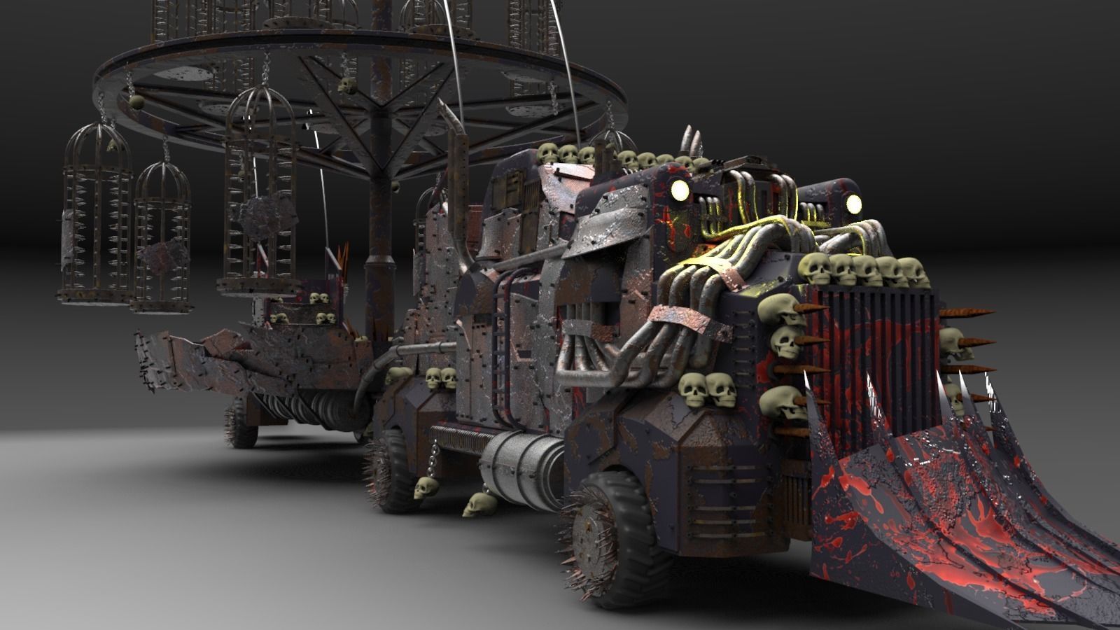 Mad Max War Rig 3D model | CGTrader