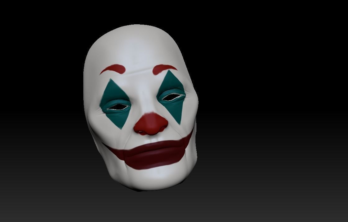 Joker mask 3D model 3D printable | CGTrader
