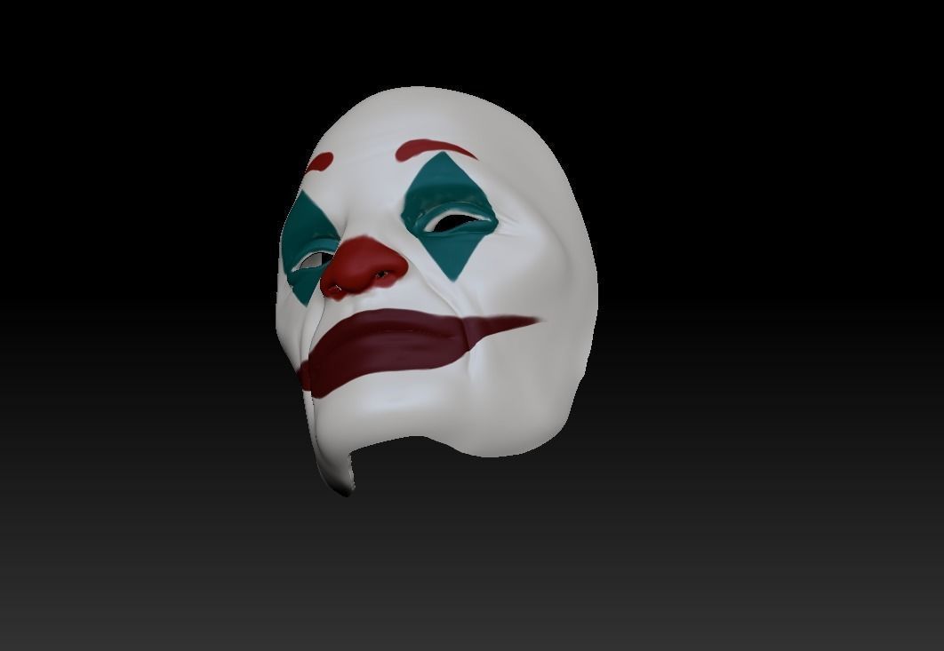 Joker mask 3D model 3D printable | CGTrader