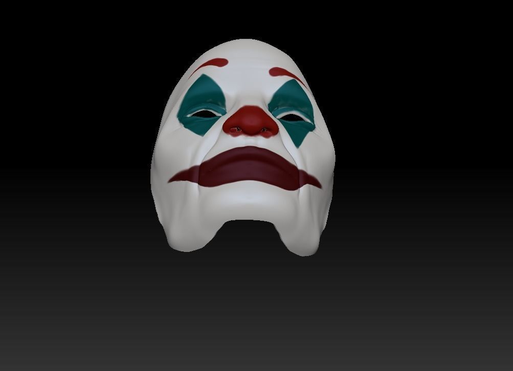 Joker mask 3D model 3D printable | CGTrader