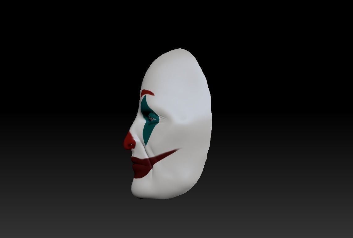 Joker mask 3D model 3D printable | CGTrader