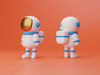 Spaceman astronaut Low-poly free 3D model | CGTrader