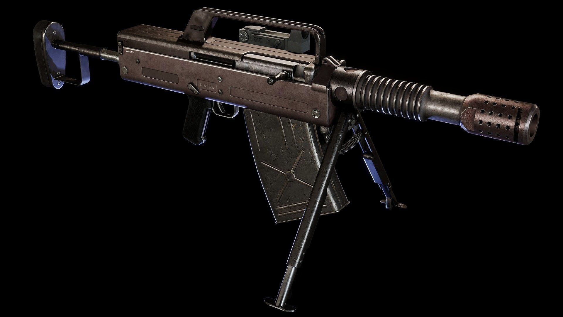 3D model Ukrainian RG-1 Grenade Launcher VR / AR / low-poly | CGTrader