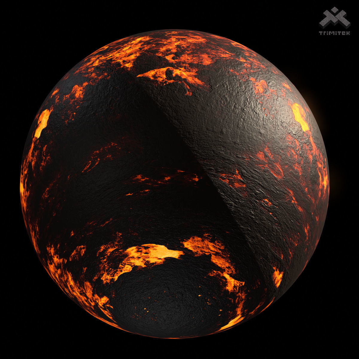 3D model Lava Planet 04 - 8k PBR VR / AR / low-poly animated | CGTrader