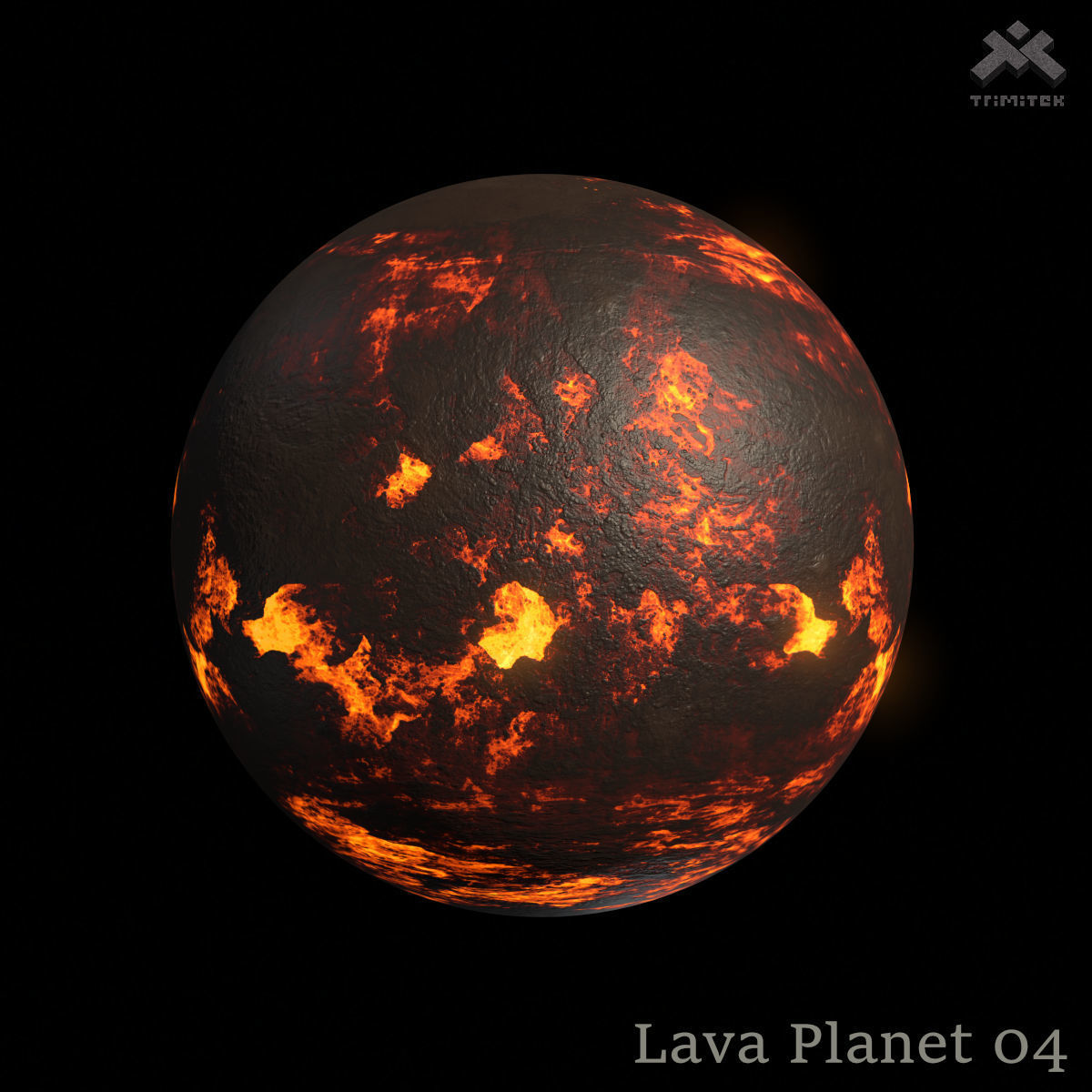 3D model Lava Planet 04 - 8k PBR VR / AR / low-poly animated | CGTrader