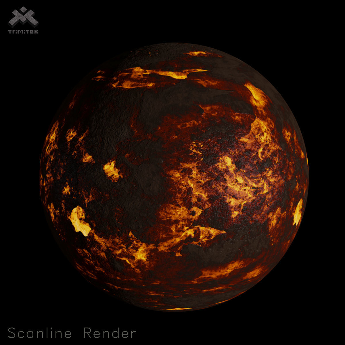 3D model Lava Planet 04 - 8k PBR VR / AR / low-poly animated | CGTrader