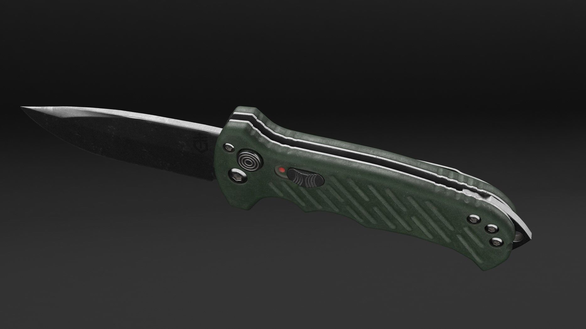 Gerber Auto Knife free 3D model | CGTrader