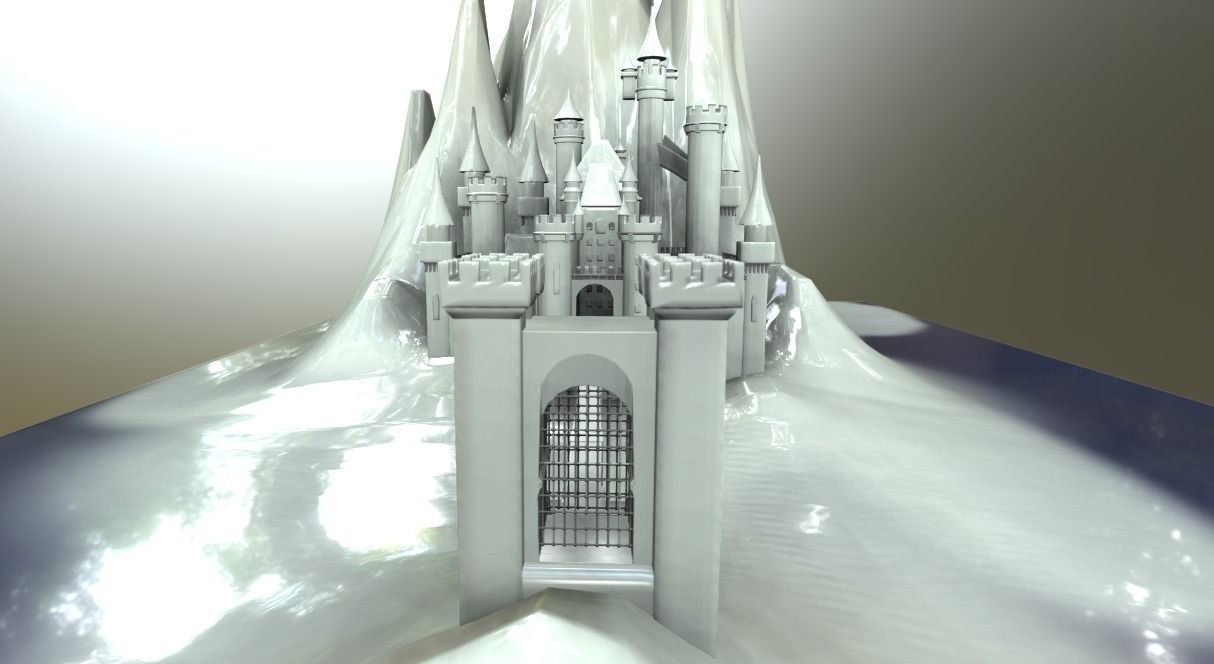 Frozen Castle 3D model | CGTrader