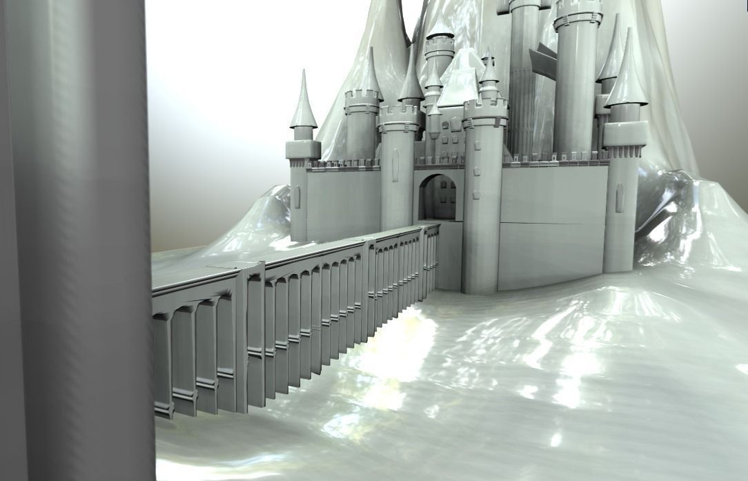 Frozen Castle 3D model | CGTrader