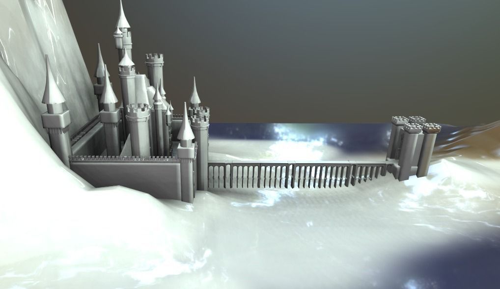 Frozen Castle 3D model | CGTrader