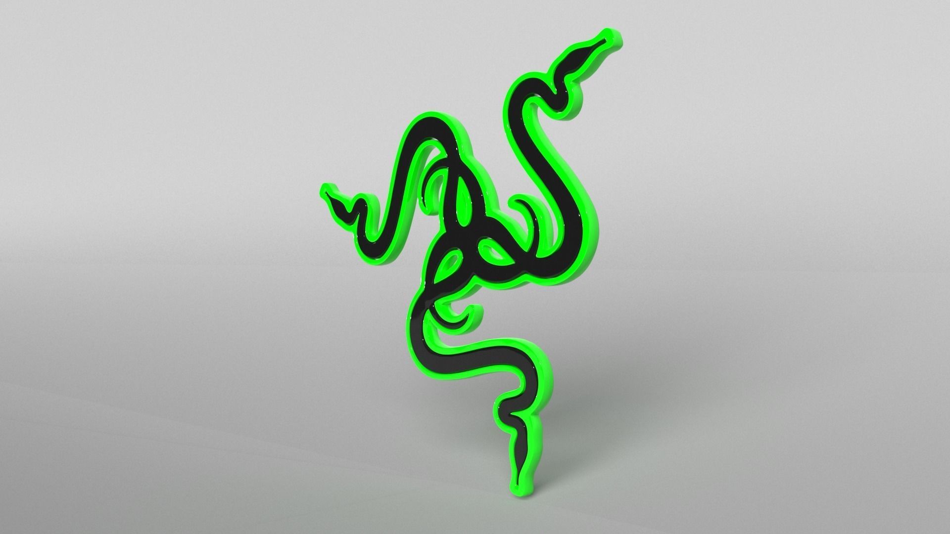 Razer Logo v3 002 free VR / AR / low-poly 3D model | CGTrader