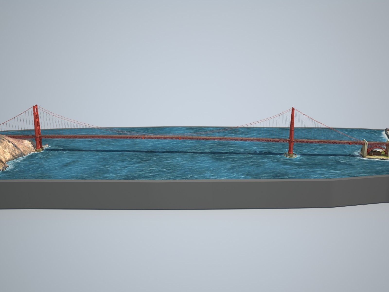 Golden Gate Bridge 3D model | CGTrader