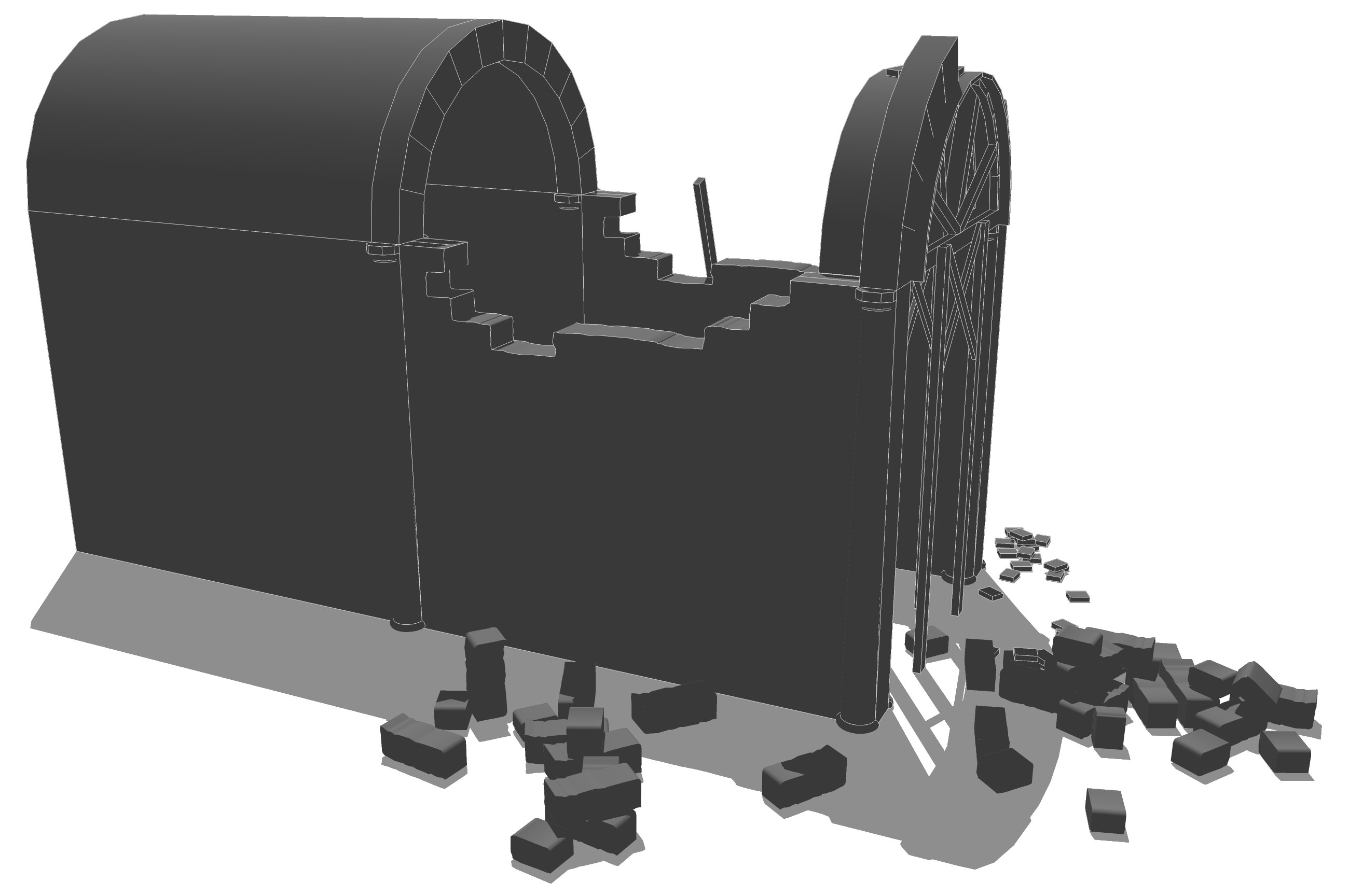 3D model Roman Arch reenactment VR / AR / low-poly rigged | CGTrader