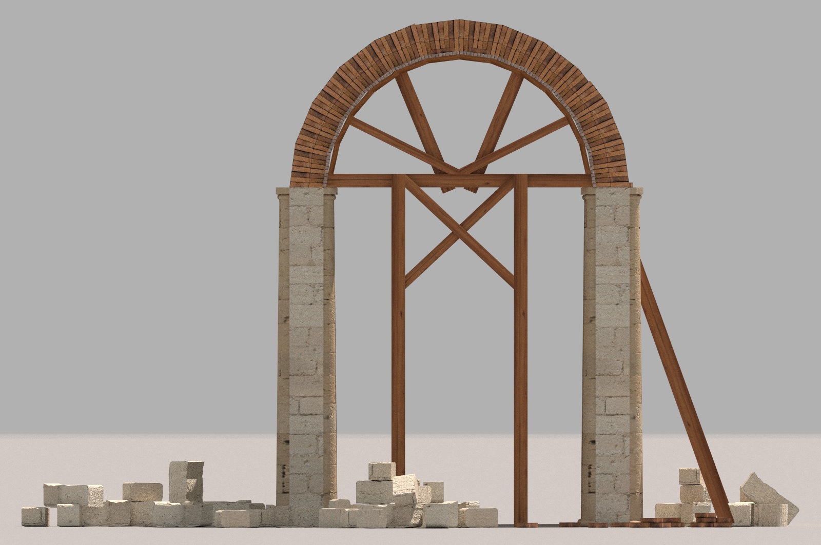 3D model Roman Arch reenactment VR / AR / low-poly rigged | CGTrader