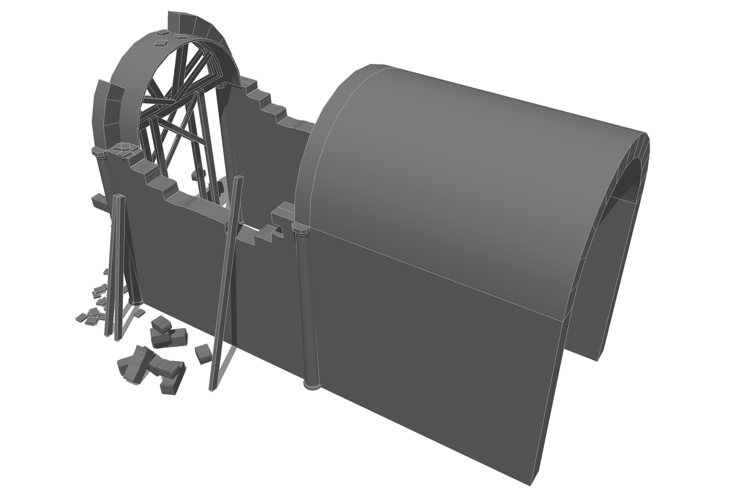 3D model Roman Arch reenactment VR / AR / low-poly rigged | CGTrader